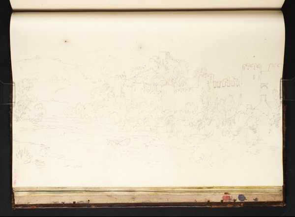 ‘Conwy: The Town Walls from the East‘, Joseph Mallord William Turner ...