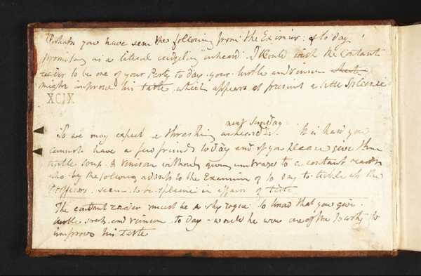 ‘Notes for a Letter or Speech (Inscriptions by Turner)‘, Joseph Mallord ...