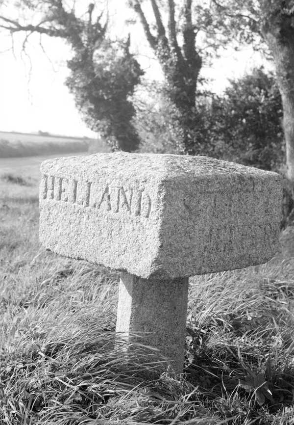 Photograph of road sign for Helland in Cornwall‘, John Piper, [c.1930s ...