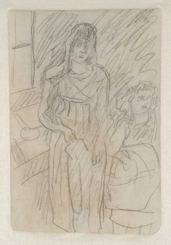 ‘Preparatory Sketch for ‘The Bowl of Milk’‘, Pierre Bonnard, c.1919 | Tate