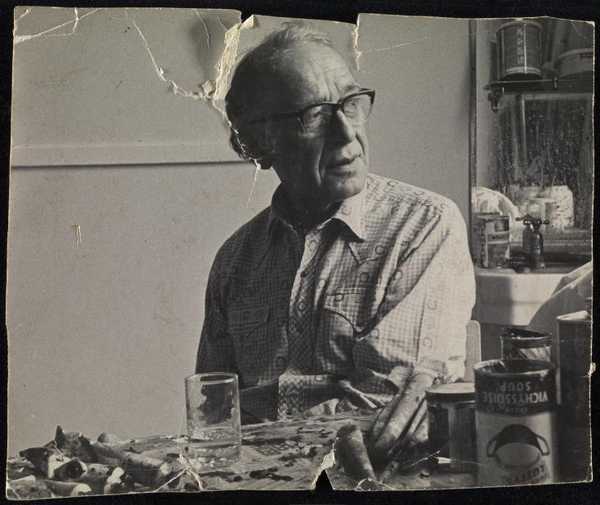 Photograph of Robert Medley in his studio‘, collection owner: Robert ...