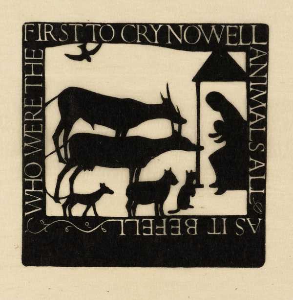 ‘Animals All‘, Eric Gill, 1916 | Tate