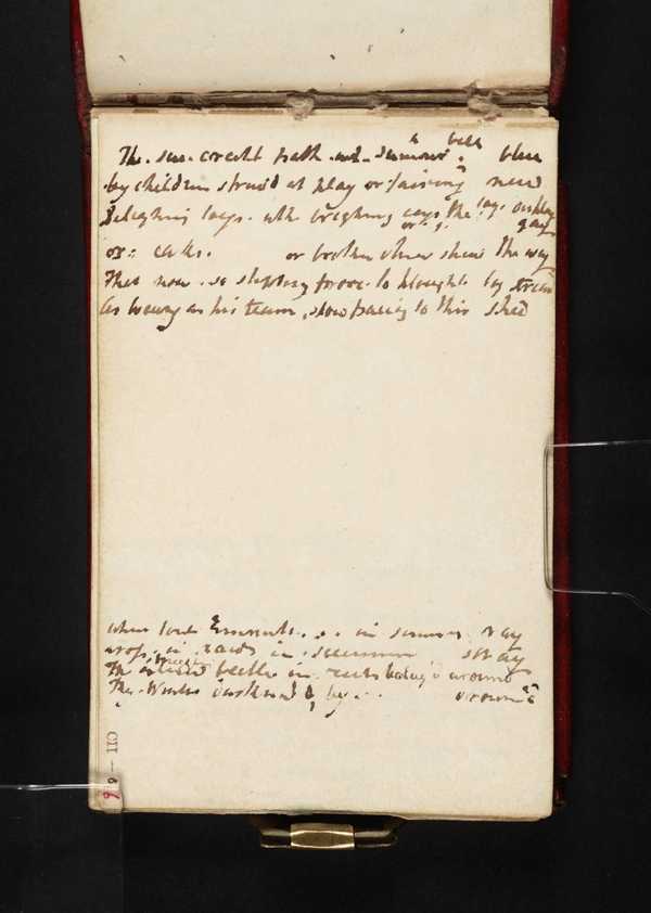 ‘Verses (Inscription by Turner)‘, Joseph Mallord William Turner, c.1808 ...