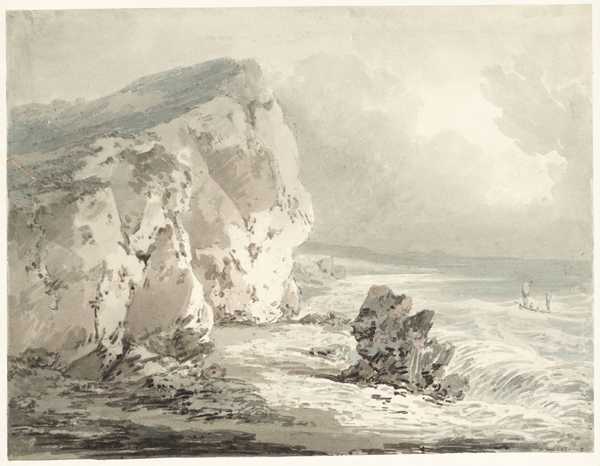 ‘Cliffs in Freshwater Bay, Isle of Wight‘, Edward Dayes | Tate