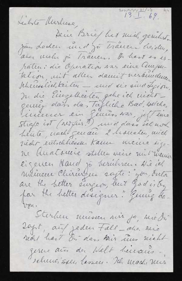 Letter from Renée Cushman, Paradise Valley‘, Renée Cushman, recipient ...