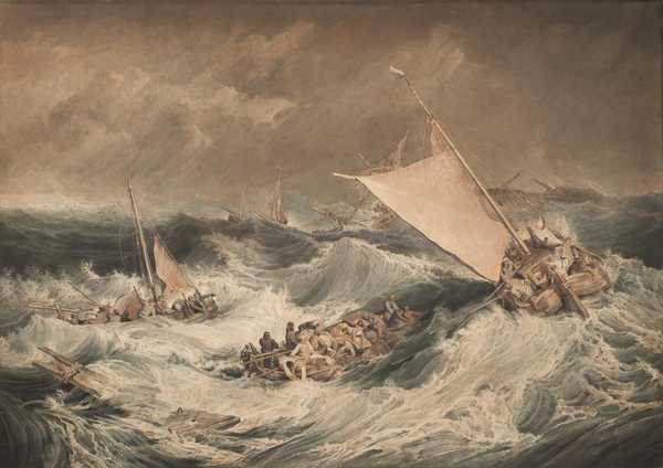 ‘A Shipwreck‘, Charles Turner, after Joseph Mallord William Turner ...