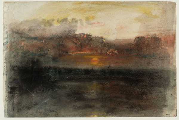 ‘Sunset amid Dark Clouds over the Sea‘, Joseph Mallord William Turner ...