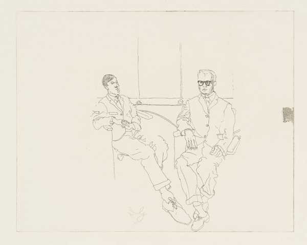 ‘Gilbert and George‘, Barry Flanagan, 1972 | Tate