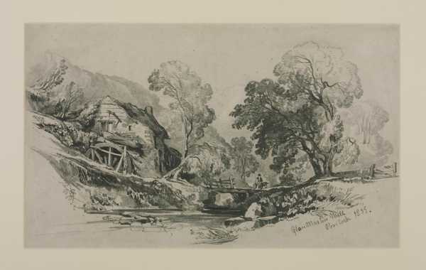 ‘Glen Martin Mill, Porlock‘, William James Müller, 1835 | Tate
