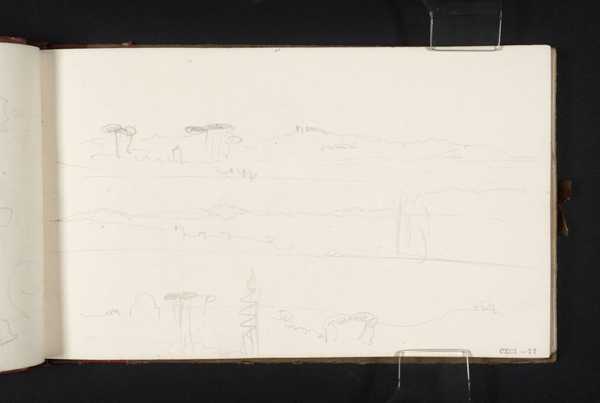 ‘Three Views of Rome, with ?Monte Mario and St Peter’s‘, Joseph Mallord ...