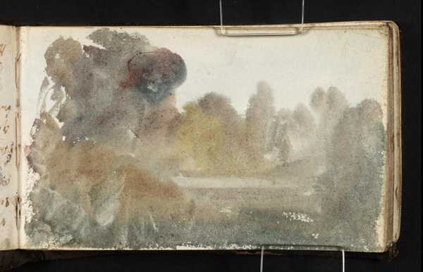 ‘A Wooded Landscape‘, Joseph Mallord William Turner, c.1807–14 | Tate