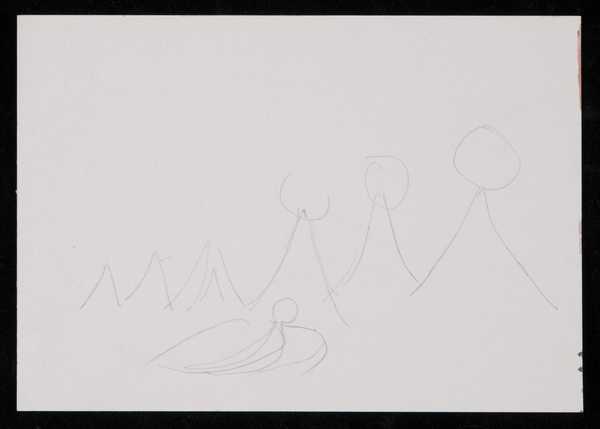 Sketch of an angel by Cecil Collins‘, Cecil Collins, 1980s‘, Cecil ...