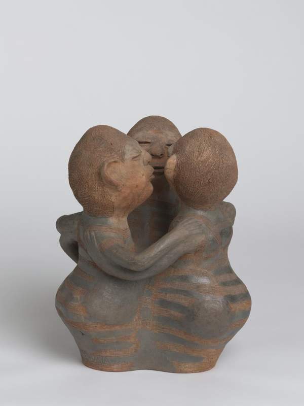 ‘Three Female Figures Embracing‘, Reinata Sadimba Passema, 1975 | Tate