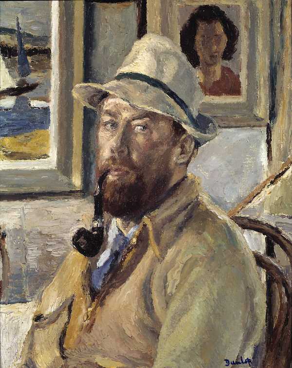 ‘Myself with Cadger’s Pipe‘, Ronald Ossory Dunlop, 1950 | Tate