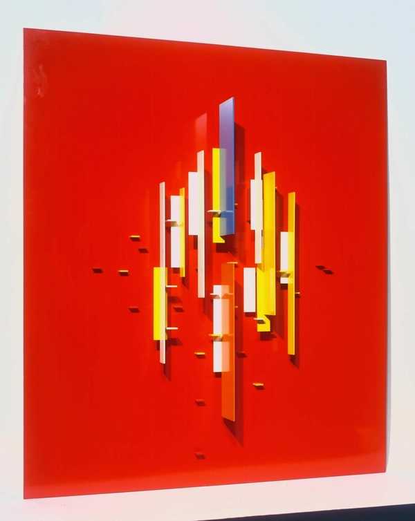 ‘Structurist Relief, Red Wing No. 20‘, Charles Biederman, 1954–65 | Tate