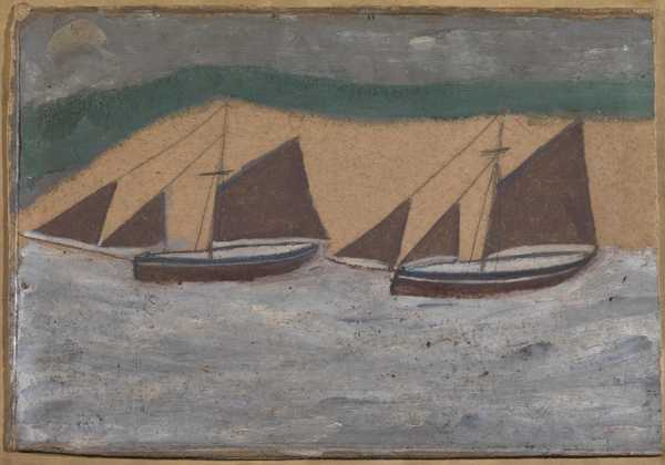 ‘Two Boats‘, Alfred Wallis, c.1928 | Tate