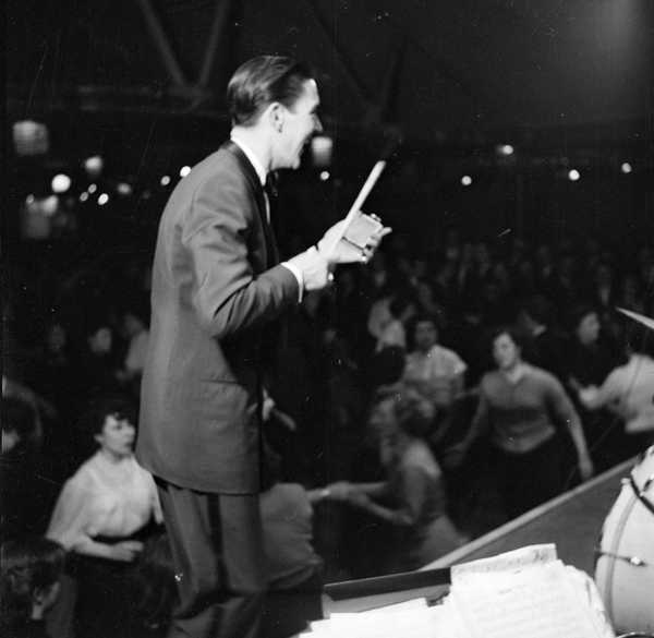 Photograph of Jack Parnell performing on stage‘, Nigel Henderson, [c ...