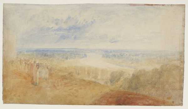 ‘The Thames from Richmond Hill‘, Joseph Mallord William Turner, c.1825 ...