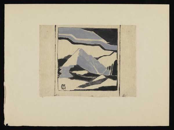 Drawing of angular landscape‘, Ithell Colquhoun, [c.1927–30]‘, Ithell ...