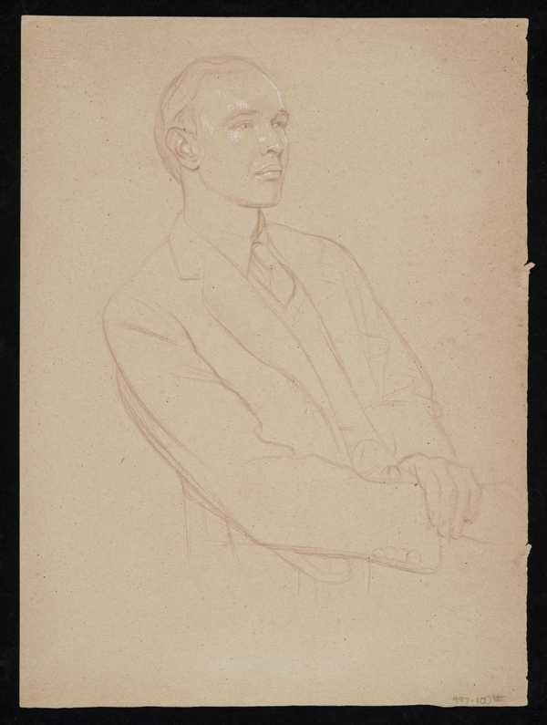 Study of a young unidentified man‘, Sir William Rothenstein‘, Sir ...