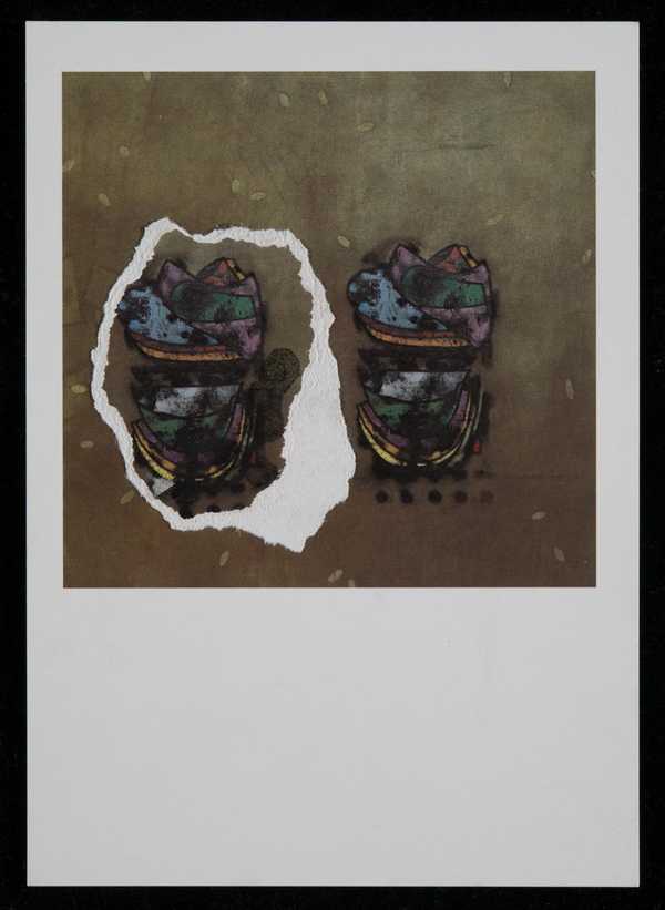 Worked postcard‘, Prunella Clough, [1990s]‘, Prunella Clough, [1990s ...