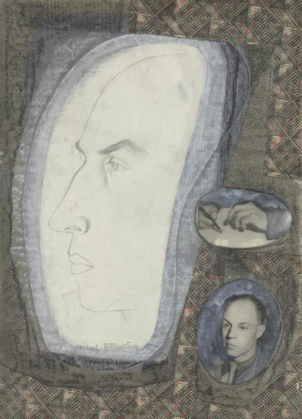 A Portrait Composition’ of Edward Bawden by Michael Rothenstein ...