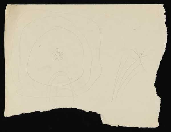 A rough drawing of symbols by Cecil Collins‘, Cecil Collins‘, Cecil ...