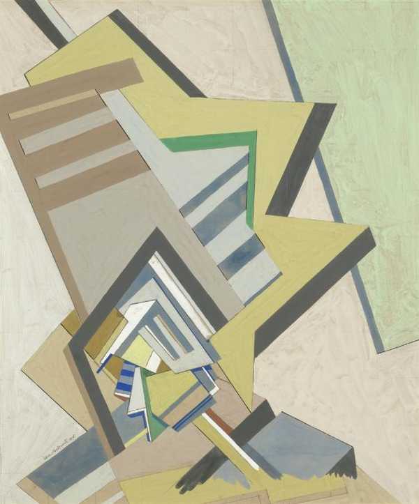 ‘Abstract Composition‘, Edward Wadsworth, 1915 | Tate