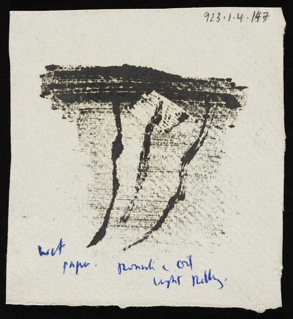 Printmaking experiment‘, Cecil Collins‘, Cecil Collins – Tate Archive ...