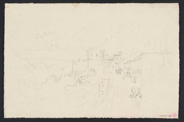 ‘Town, with Distant Mountains‘, Joseph Mallord William Turner, c.1830 ...