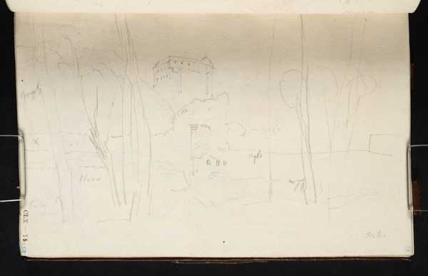 ‘The Waterloo Gate, Brussels‘, Joseph Mallord William Turner, 1817 | Tate