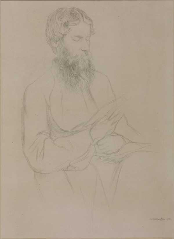 ‘Sir Rabindranath Tagore‘, Sir William Rothenstein, 1912 | Tate