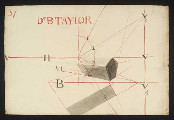 ‘Lecture Diagram 37: Perspective Method for a Pentangular Prism (after ...