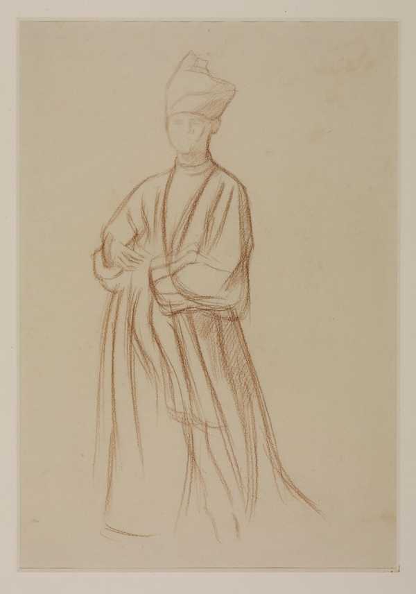 ‘Study for the Attendant in ‘The Princess Badroulbadour’‘, Sir William ...