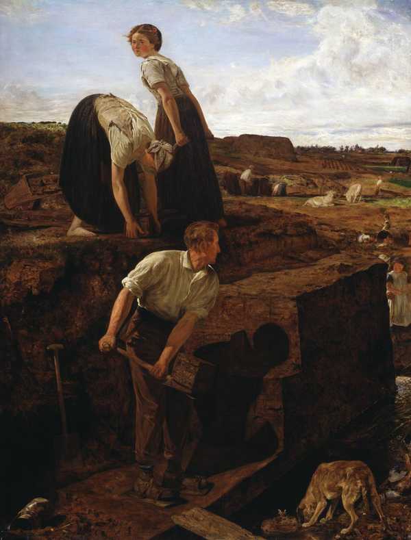 ‘Turf Cutters‘, Thomas Wade, 1869 | Tate