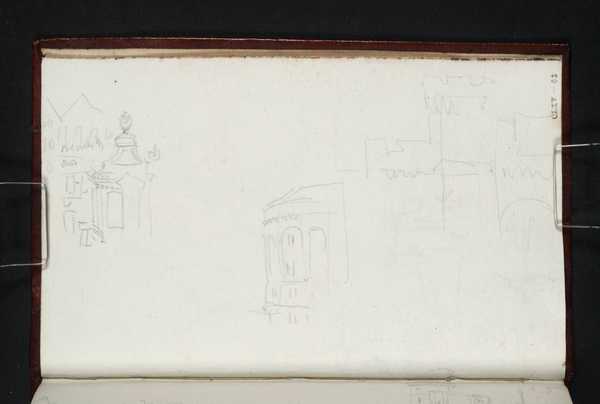 ‘Buildings: The Calton Gaol and Edinburgh High Street‘, Joseph Mallord ...