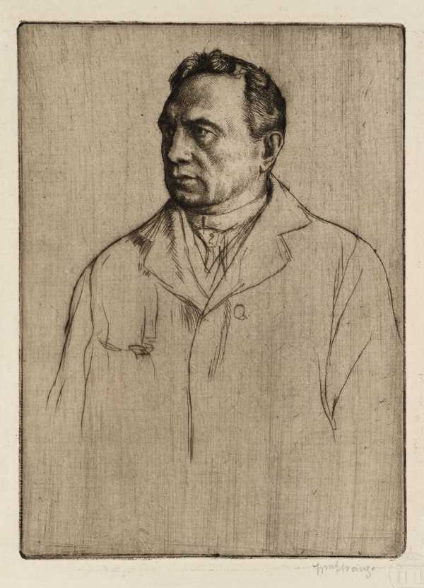 ‘Portrait of a Man‘, William Strang, 1899 | Tate