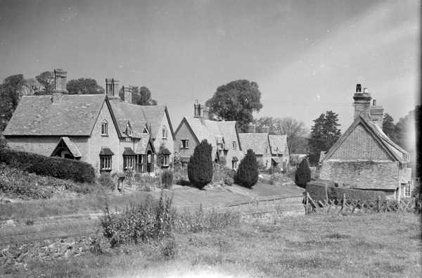 Photograph of a [model village] of Lockinge, Berkshire‘, John Piper, [c ...