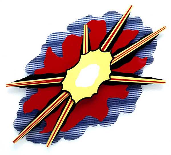 ‘Wall Explosion II‘, Roy Lichtenstein, 1965 | Tate