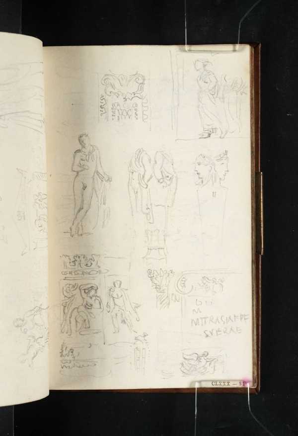 ‘Vatican Fragments Sketchbook‘, Joseph Mallord William Turner, 1819 | Tate