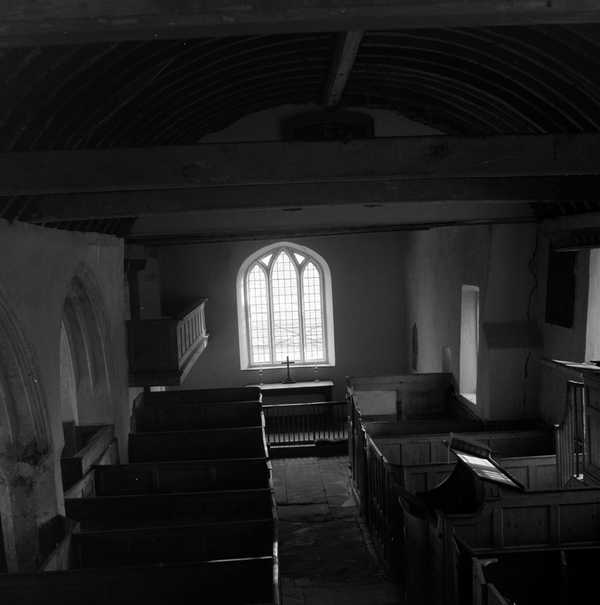 Photograph of the interior of Dinton Church, Wiltshire‘, John Piper, [c ...