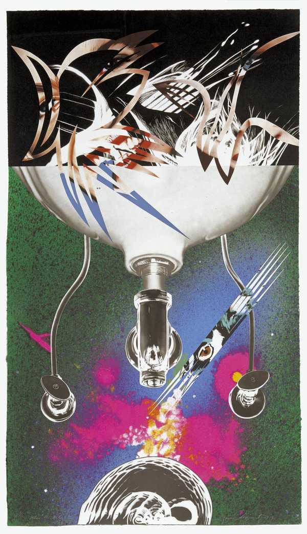 ‘Where the Water Goes‘, James Rosenquist, 1989 | Tate