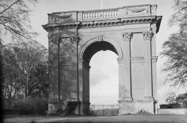 Photograph of Triumphal Arch in Stowe, Buckinghamshire‘, John Piper, [c ...