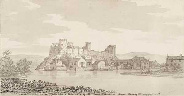 ‘Cockermouth Castle‘, Joseph Farington, 1786 | Tate