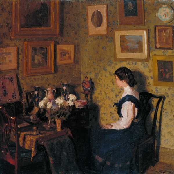 ‘Edwardian Interior‘, Harold Gilman, c.1907 | Tate