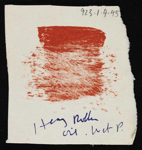 Printmaking experiment‘, Cecil Collins‘, Cecil Collins – Tate Archive ...