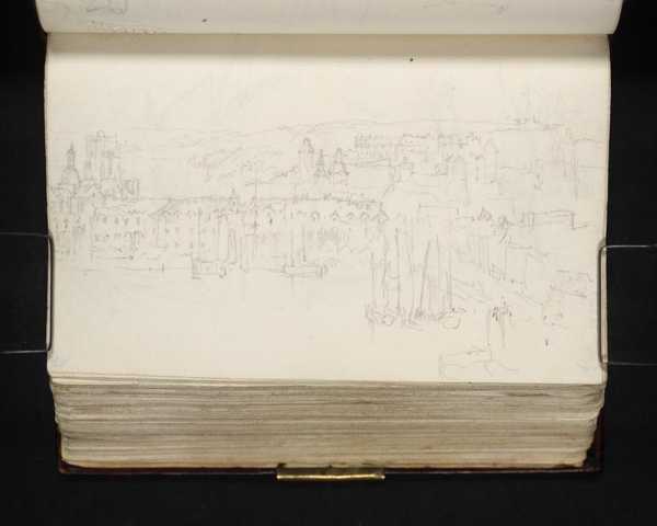 ‘Dieppe Harbour from Le Pollet‘, Joseph Mallord William Turner, 1824 | Tate