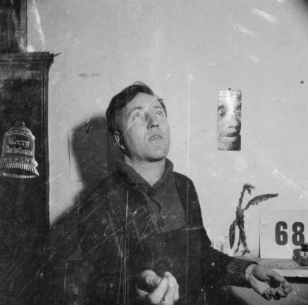 Photograph of Nigel Henderson in an art studio‘, Anonymous‘, Anonymous ...