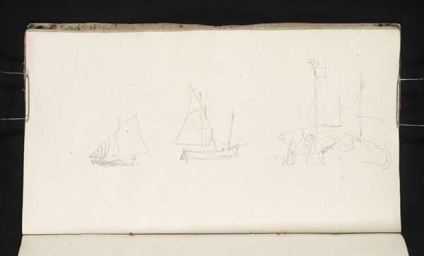‘Study of Four Venetian ‘Topo’ and ‘Trabaccolo’ Sailing Boats‘, Joseph ...