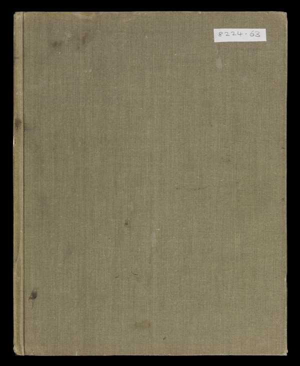 Sketchbook, with ‘Marseille 1959’ on the spine and the artist’s name ...